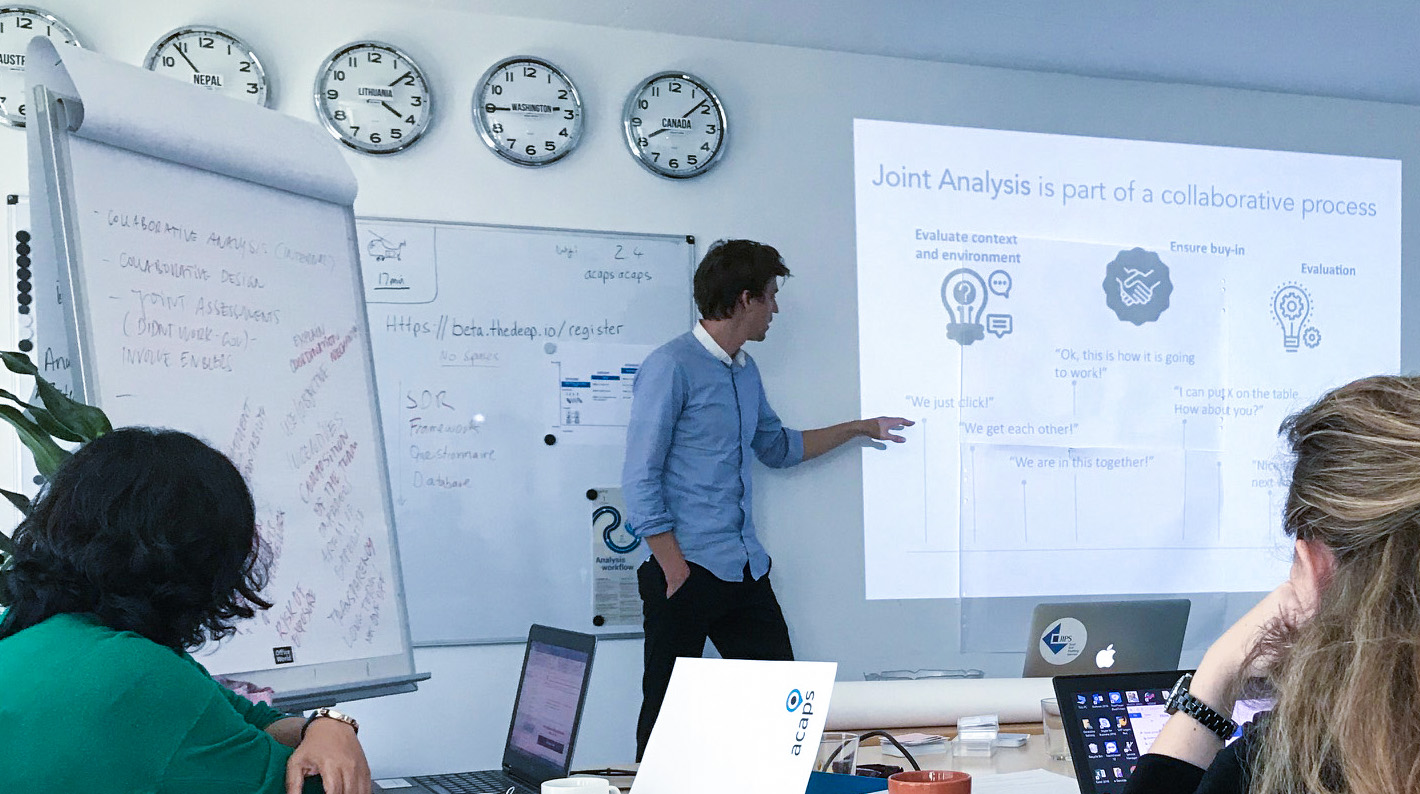 More Useful Data Through Joint Analysis - Contributing to ACAPS ...
